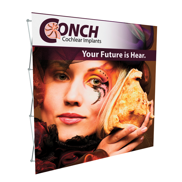 8' Splash Curve Floor - Wrap Graphic Display