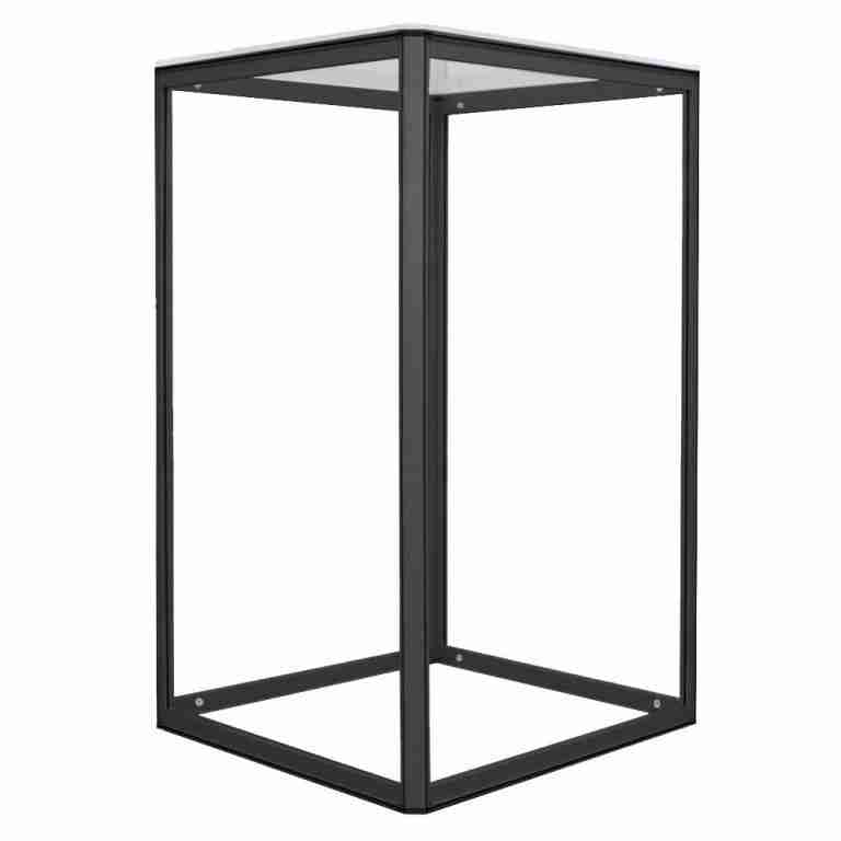 2 ft. X 2 ft. X 40 In. Big Sky Counter Non-Backlit Black (Frame Only)