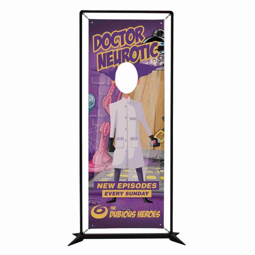 3.5' FrameWorx Banner Display Kit (Double-sided)